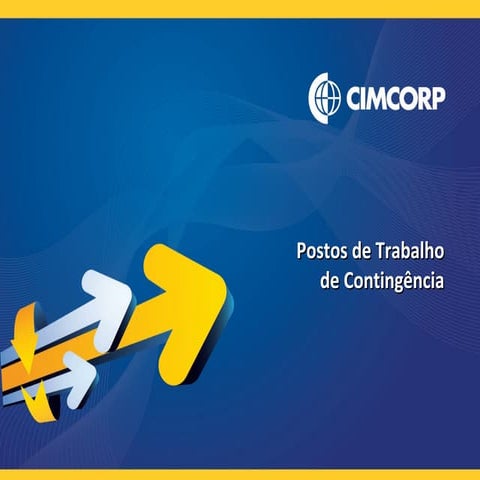 Apresentação Institucional CIMCORP | PPTX