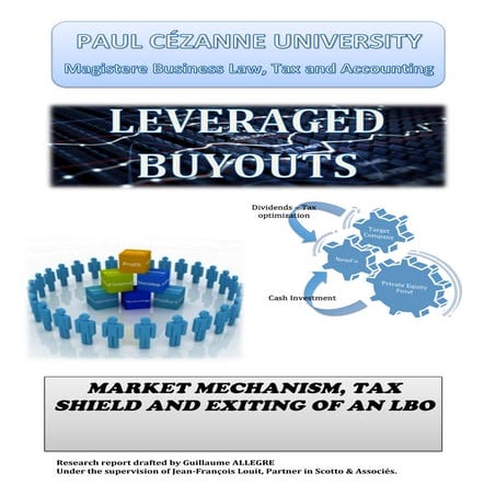 Leveraged-Buyouts; Market mechanism, Tax shield and exiting of an LBO | PDF