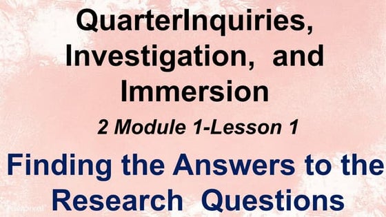 Strategies on How to Infer & Explain Patterns and Themes from Data | PPT