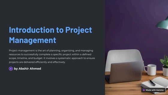 Presentation projects management systems | PDF
