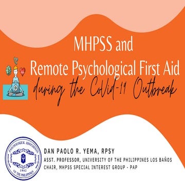 Psychological First Aid | PPT