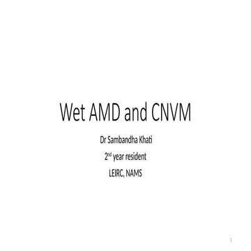 Choroidal neovascularisation(cnv) | PPTX