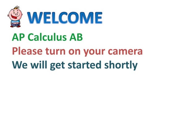 Ap calc 8.28.15