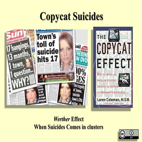 Copycat Suicides When Suicides Comes in clusters | PPTX