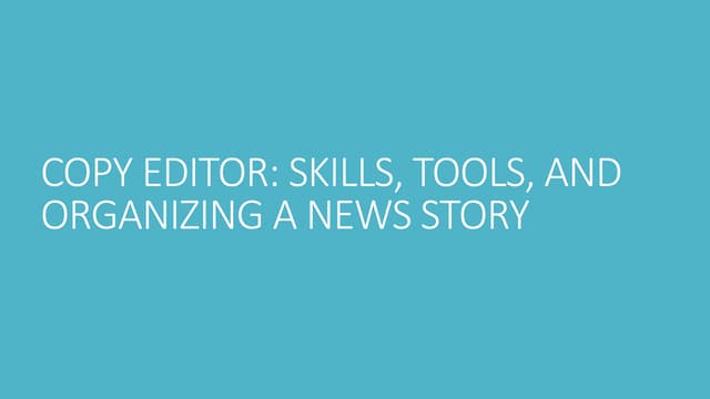 Mechanics of news editing | PPTX