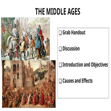 Introduction to the Middle Ages Student Notes Version | PPT