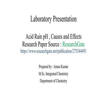 Acid rain | PPT