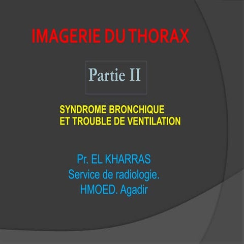 Syndrome bronchique | PDF