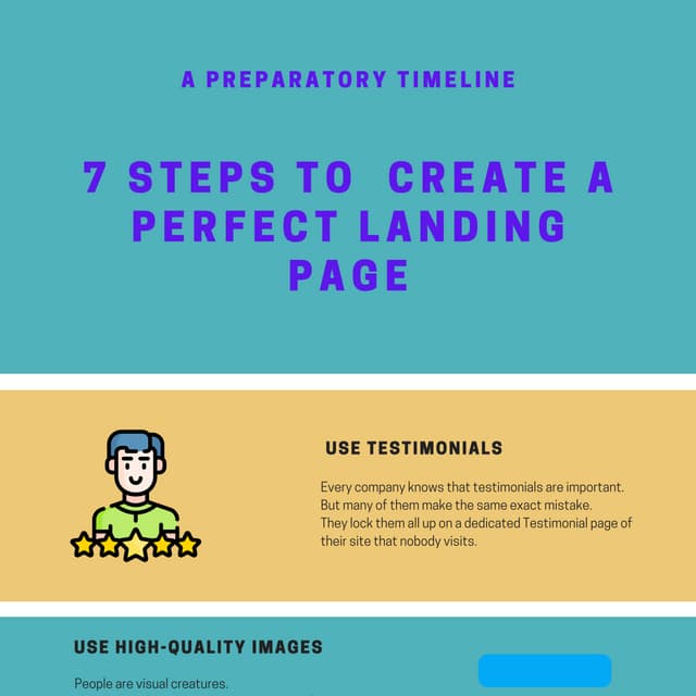 7 steps to a perfect landing page | PDF
