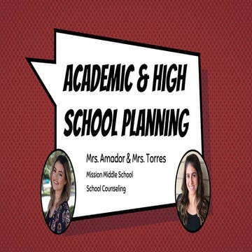 Academic & High School Planning | PPT
