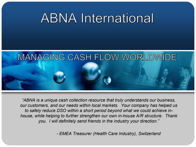 Abna Cash Flow, Credit Risk & Commercial Collections