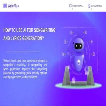 HOW TO USE AI FOR SONGWRITING AND LYRICS GENERATION? | PPTX