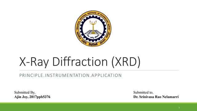 XRD interpretation | PPTX