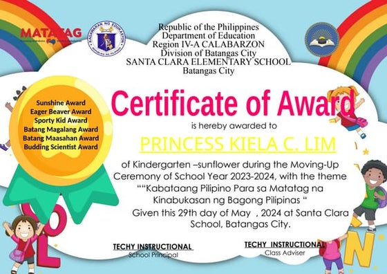 Values Month Certificates Template Editable | PDF