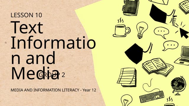 text media information | PPTX