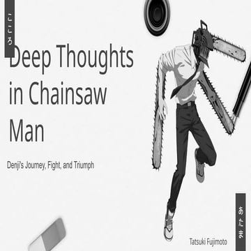 Chainsaw Man Anime Character Design Workshop | PPTX