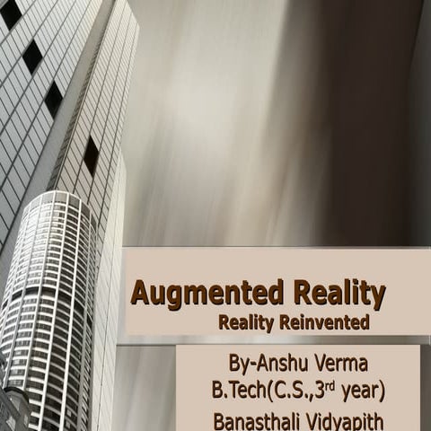 Augmented Reality | PPT