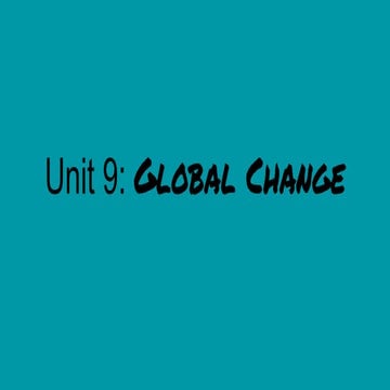 Ozone Depletion and Global Warming | PPT