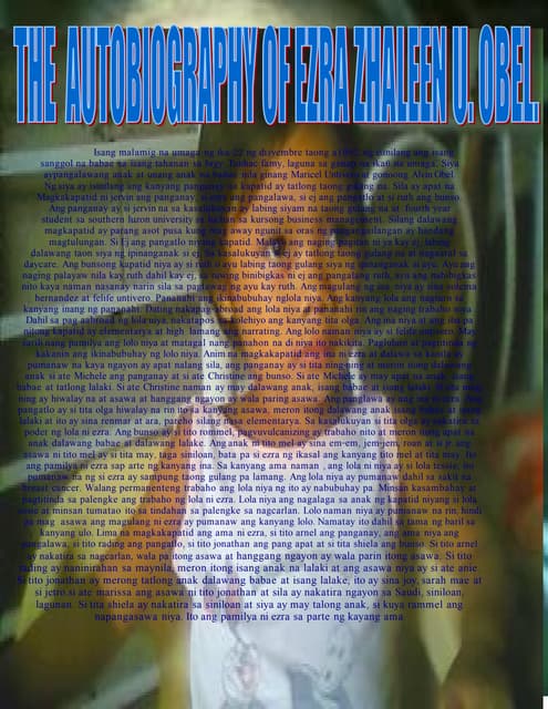 Ang Aking Talambuhay | DOCX