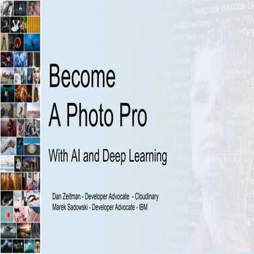Become a photo pro with ai and deep learning | PPTX
