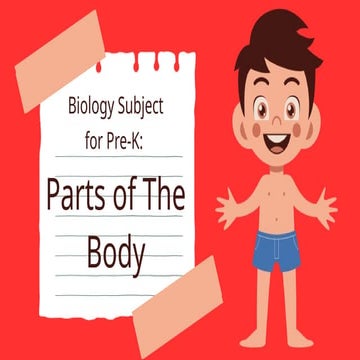 Copy of Biology Subject for Pre-K_ Parts of The Body Cute Illustrated ...