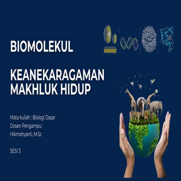 BIOMOLEKUL DAN KEANEKARAGAMAN MAKHLUK HIDUP | PDF