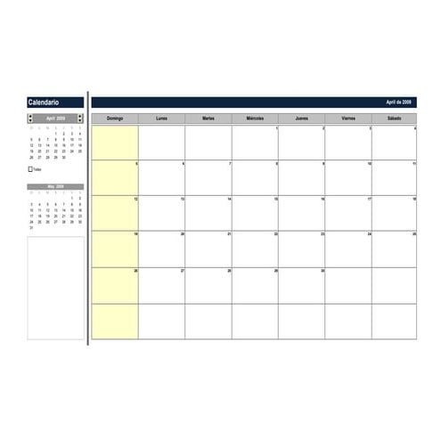Copy of calendario | XLSX