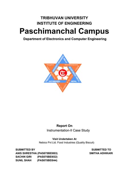 Instrumentation II :: Case Study Report (IOE, TU) | PDF
