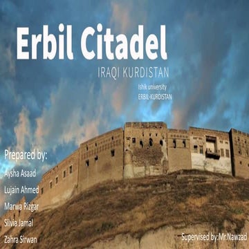 Citadel Of Erbil | PPTX