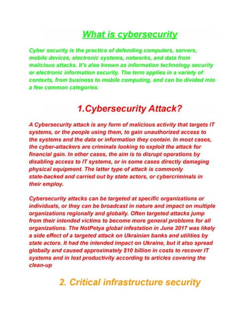 CYBER SECURITY IN DIGITAL AGE UNDERSTAND THE CYBER WORLD | PPT
