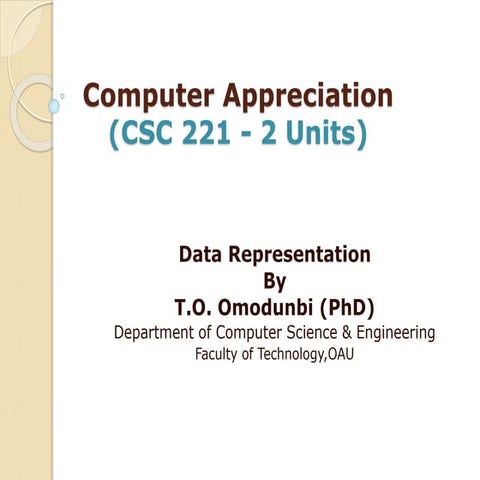 Lecture 4 system programming-data representation | PPTX