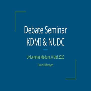 Debate Workshop NUDC KDMI UNIRA 8 May 2025 | PPTX