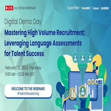 Digital Demo Day : Mastering High Volume Recruitment: Leveraging ...