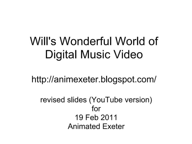 History of Computer Art VI, Music Videos and Demoscene | PPTX