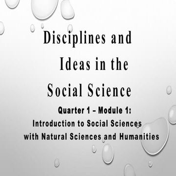 Copy of DISS_mod1_.pptx Discipline in Social Sciences | PPTX | Science