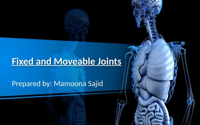 Lesson 2 tendons, ligaments, cartilage and joints | PPTX