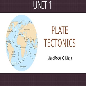 Copy of G10 Lesson 1 Plate Tectonic Theory and Formation of Continents.pptx