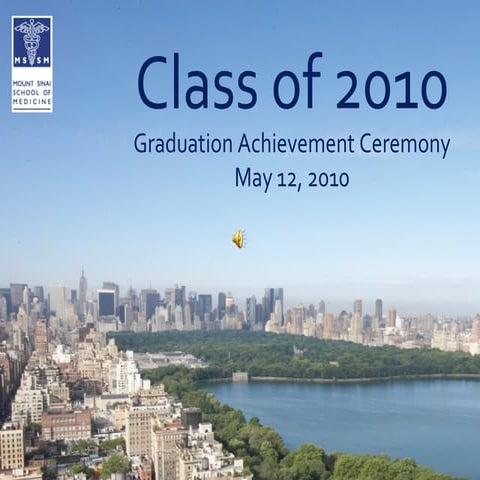 Graduation Achievement Ceremony Slideshow 2010 | PPT | Graduation ...