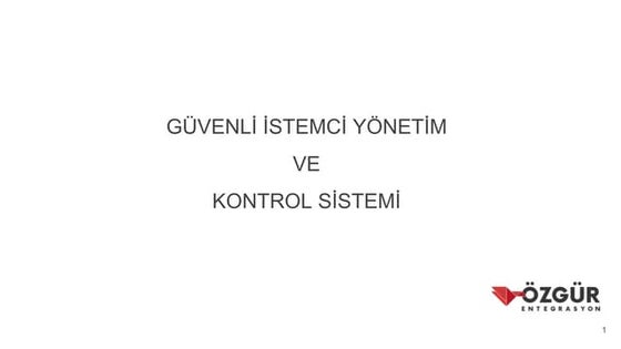 Güvenli İstemci Yönetim Sistemi | PPT