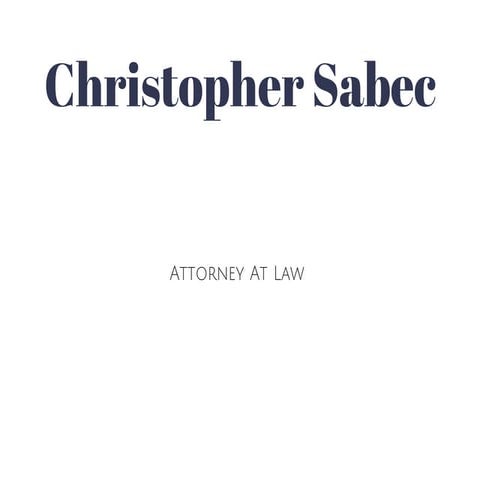 Christopher Sabec: Entertainment Lawyer in the Music Industry | PPT