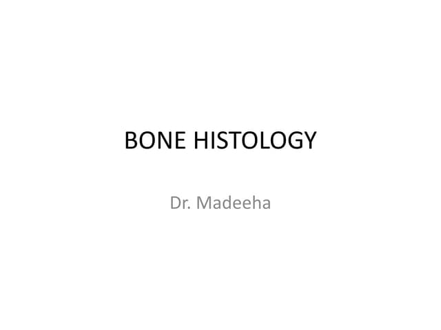 Bone Histology Presentation By Dr Rumaisa Pt Pptx