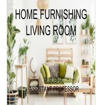 Home furnishing | PPT