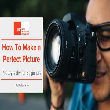 How to Make a Perfect Picture? | PDF