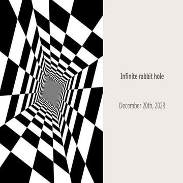 Infinite rabbit hole: from .ai to apples | PPTX