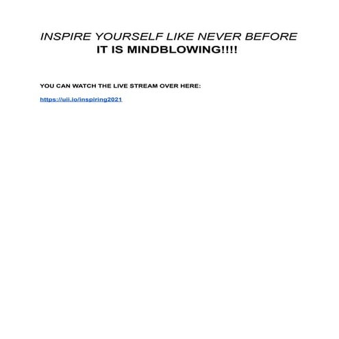 Copy of inspire yourself like never before | PDF