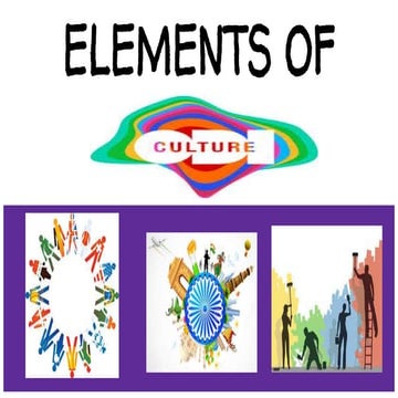 Introduction to culture 2016 2017 | PPT