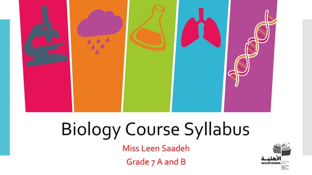 SCIENCE Subject grade 7 course orientation | PPTX