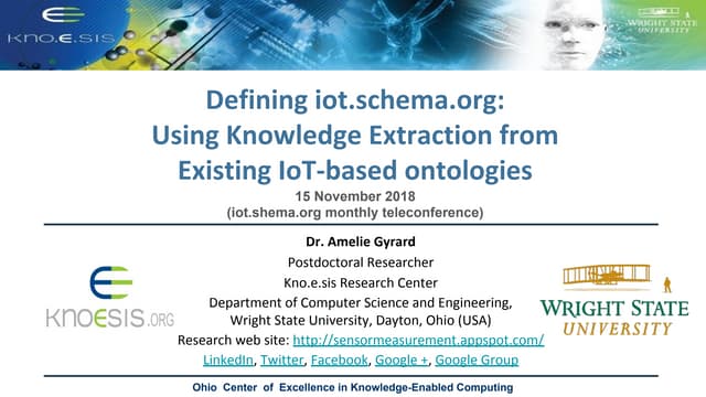 Using Knowledge Extraction From Existing Iot