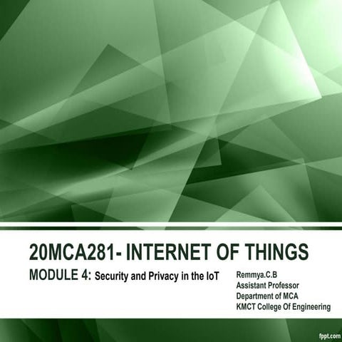 Copy of IoT Module 4-Security and privacy in IoT.pdf