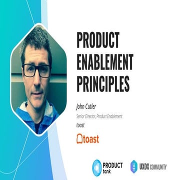 Product Enablement Principles | PPT